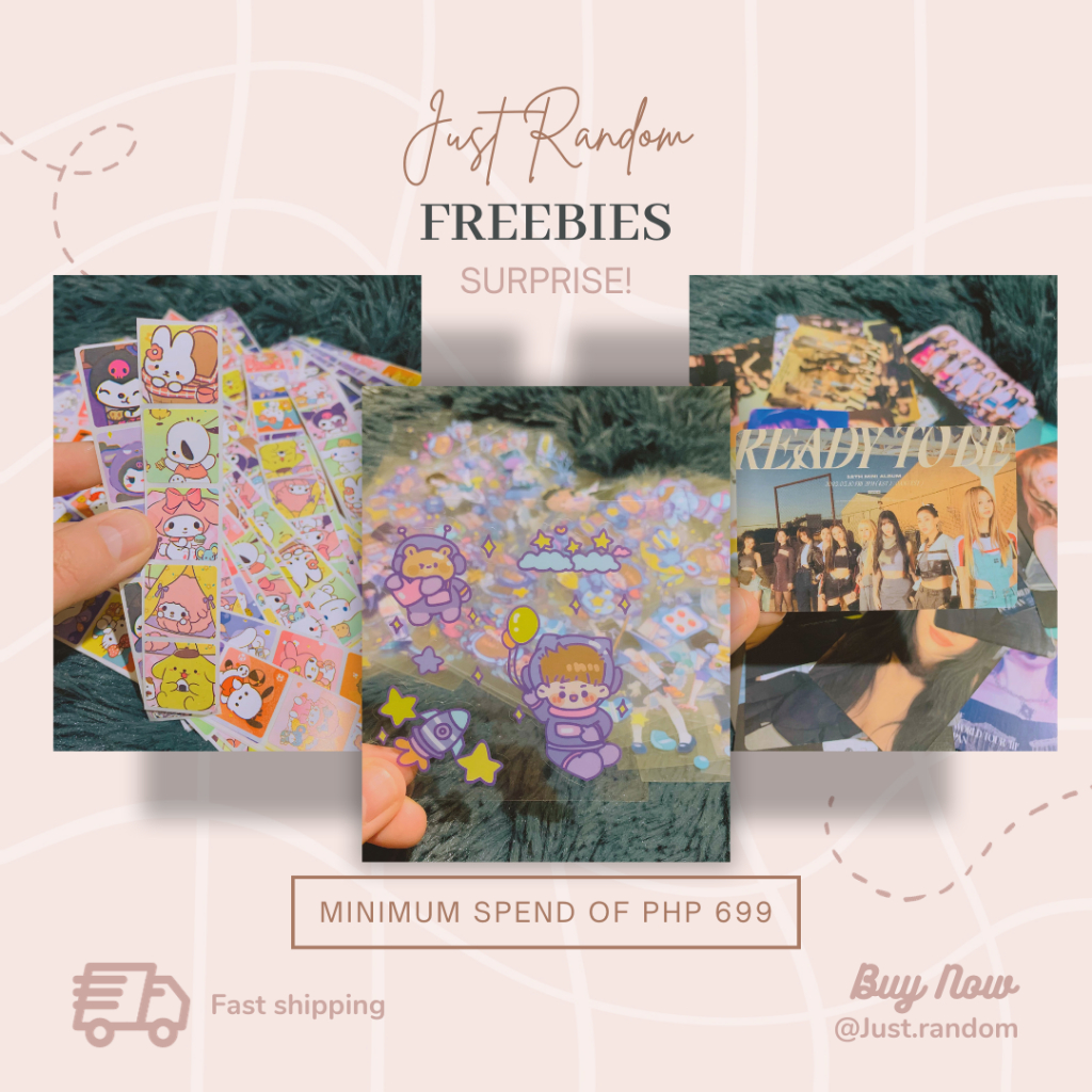 Random Freebies - Cute Stickers / KPop Photocards | Shopee Philippines
