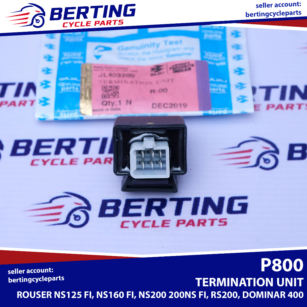 TERMINATION UNIT Rouser NS125 FI NS160 FI NS200 200NS FI RS200 Dominar ...