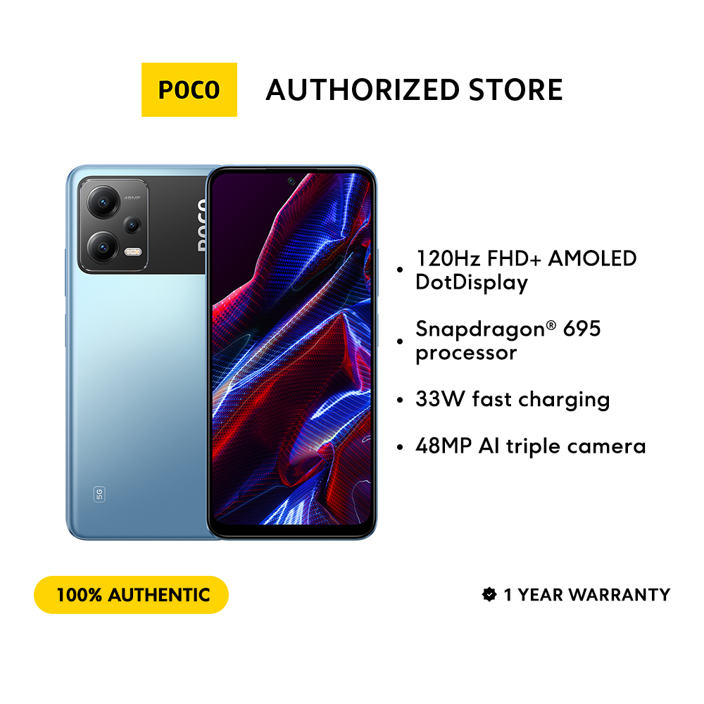 POCO X5 5g Snapdragon 695 Processor 6GB/8GB RAM 128G/256GB ROM ...