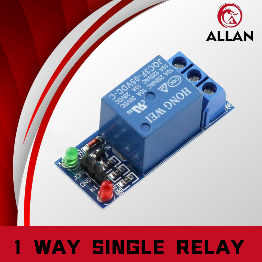 ALLAN DC 5V 1 Channel Relay Module Interface Board Shield Low Level ...