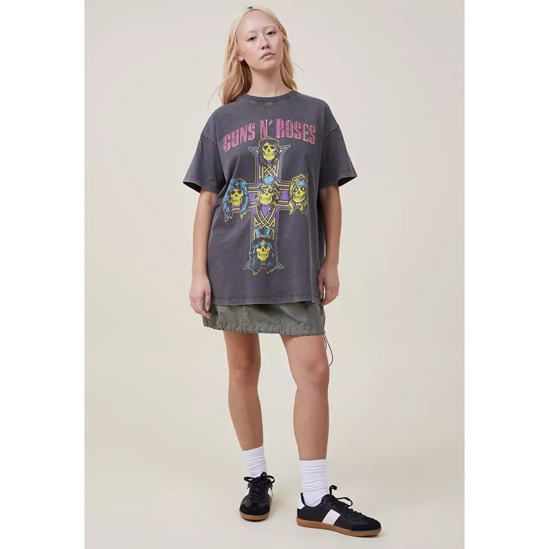 LADIES OVERSIZED BAND SINGER RAPPER GRAPHIC TSHIRT OVERRUN | Shopee ...