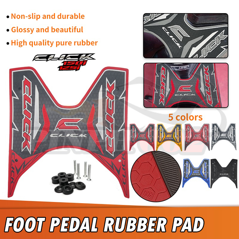 Honda Click Matting Footboard V2 Rubber Made In Thailand For click 125 ...