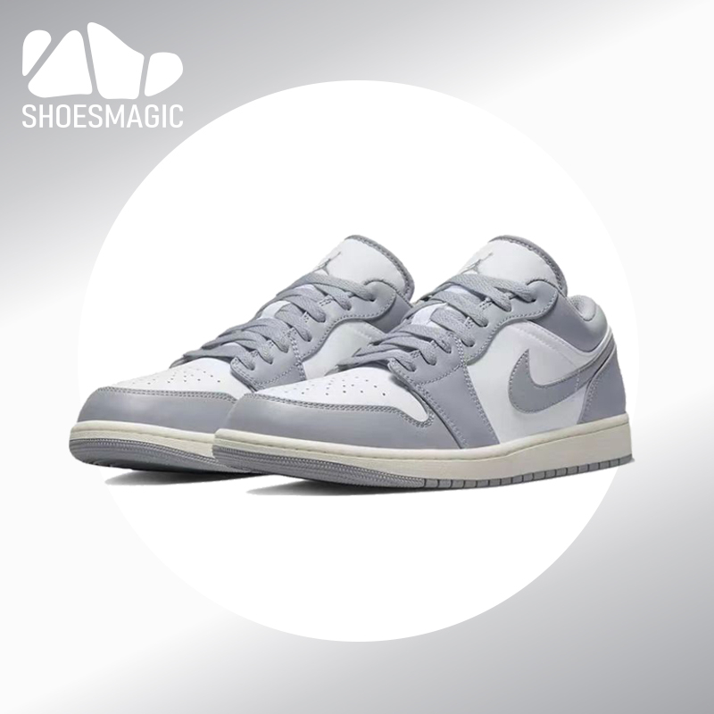 J1 Low SE "Stealth White" anti-slip GS low-top Retro Sneakers OEM ...