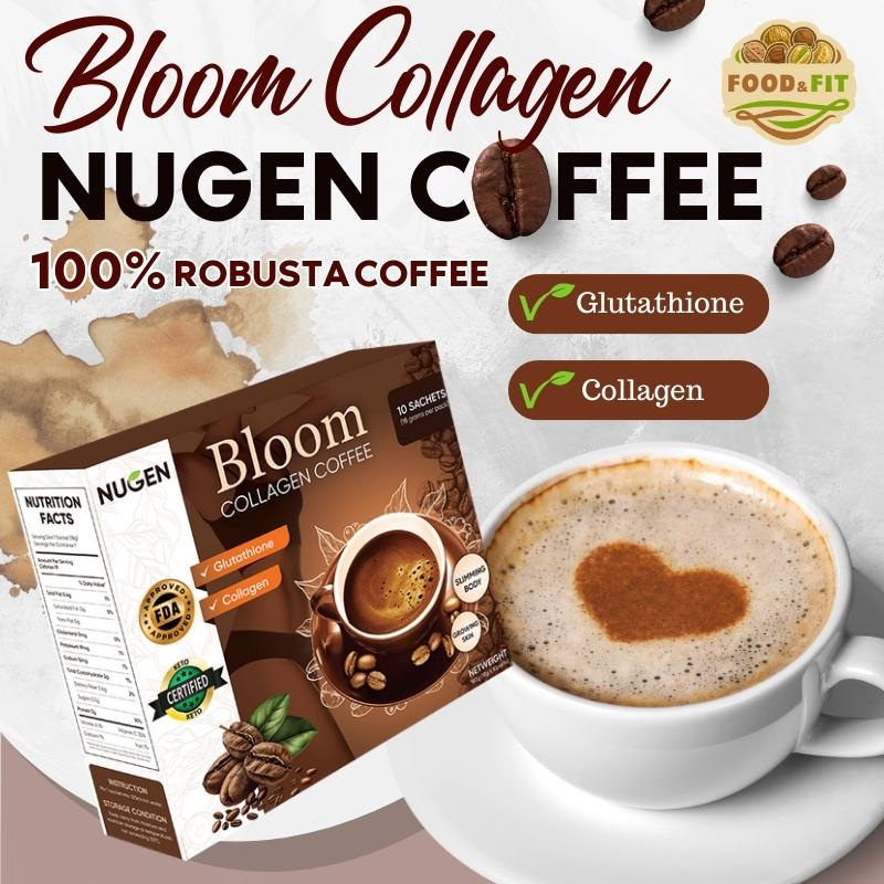 Bloom Collagen Coffee NUGEN Coffee Collagen Glutathione Drink Coffee ...