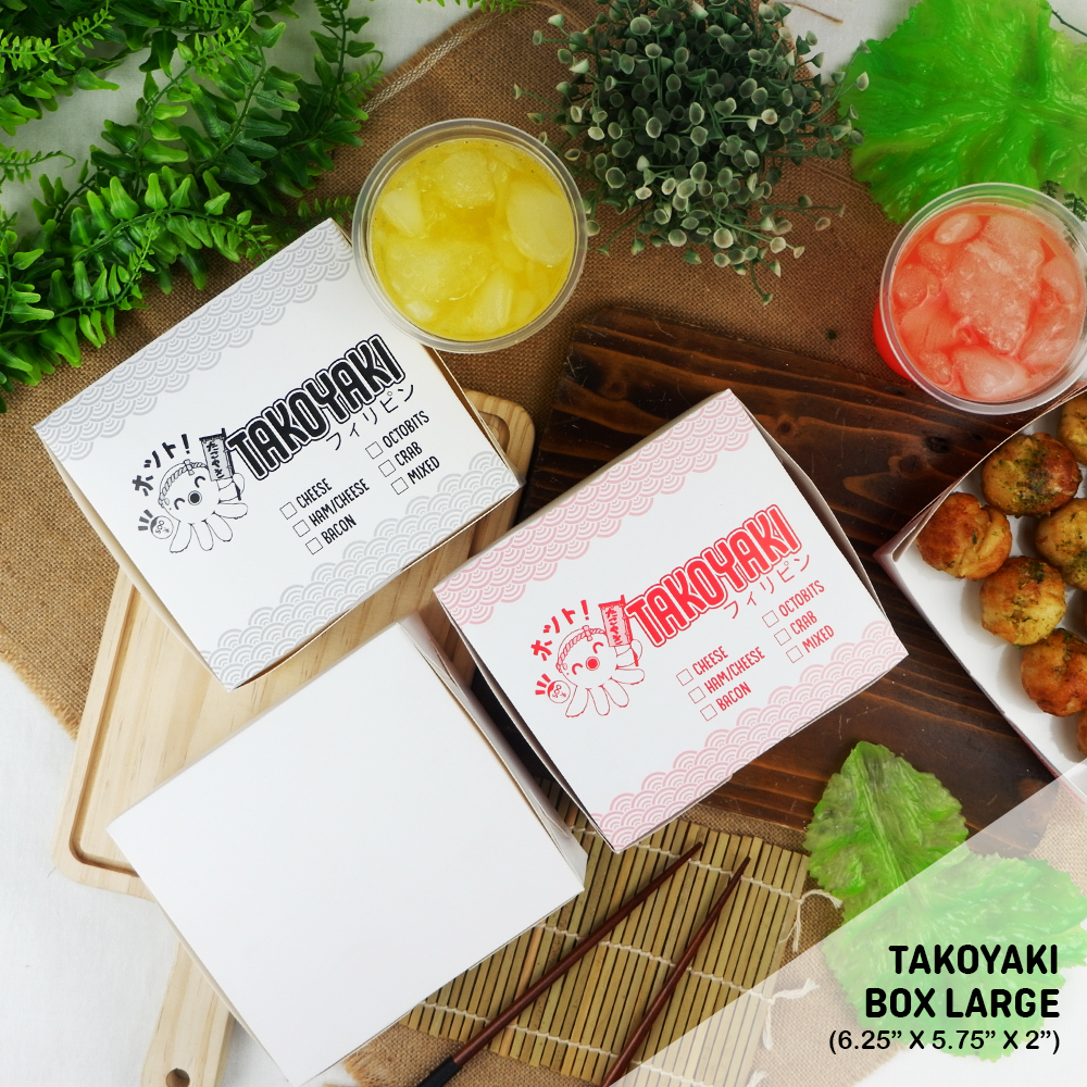 TAKOYAKI BOX LARGE 50 pcs. | Shopee Philippines