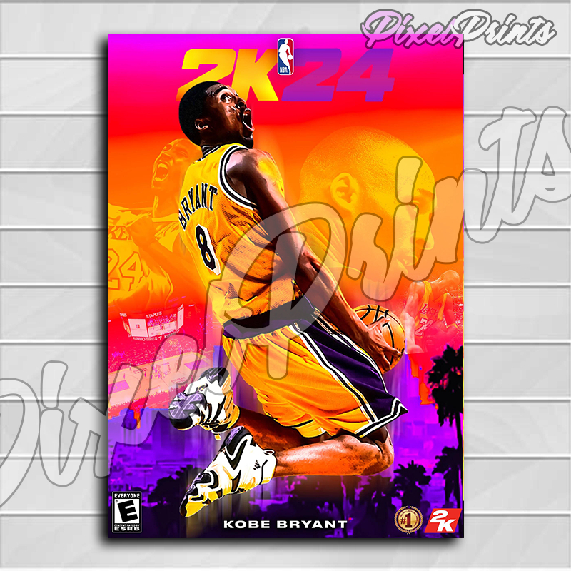 NBA 2K24 Posters Wall Art / Kobe Bryant / Laminated Posters | Shopee ...