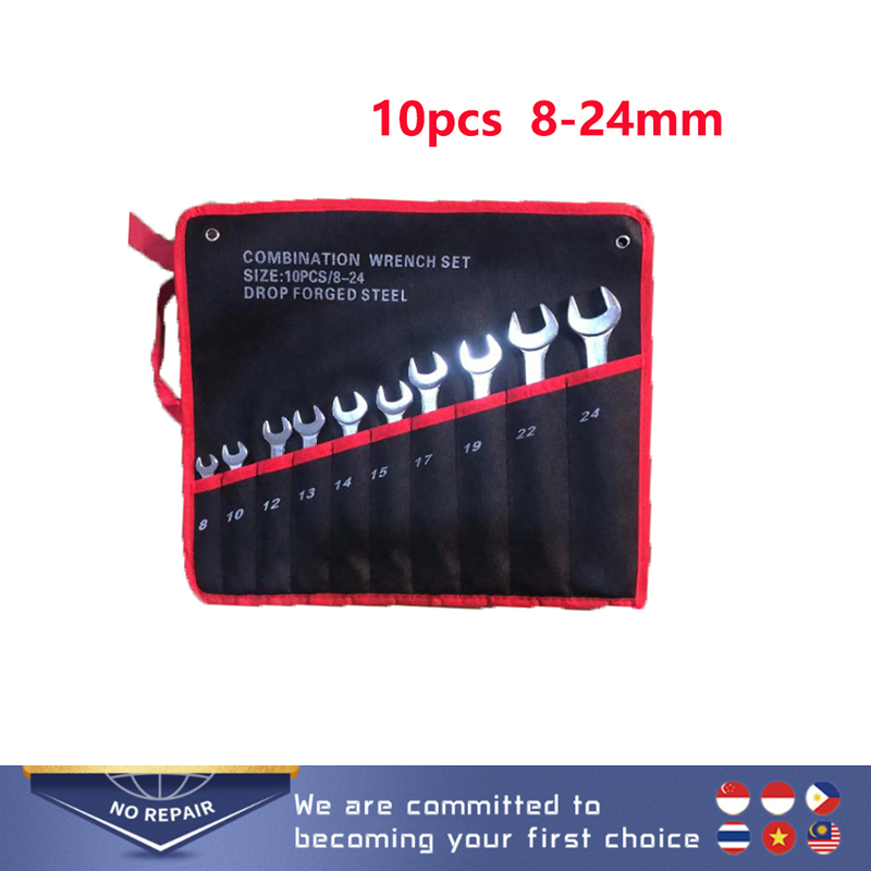 【10PCS】8-24MM Wrench Tools Set Combination Open Wrench Tools Set ...