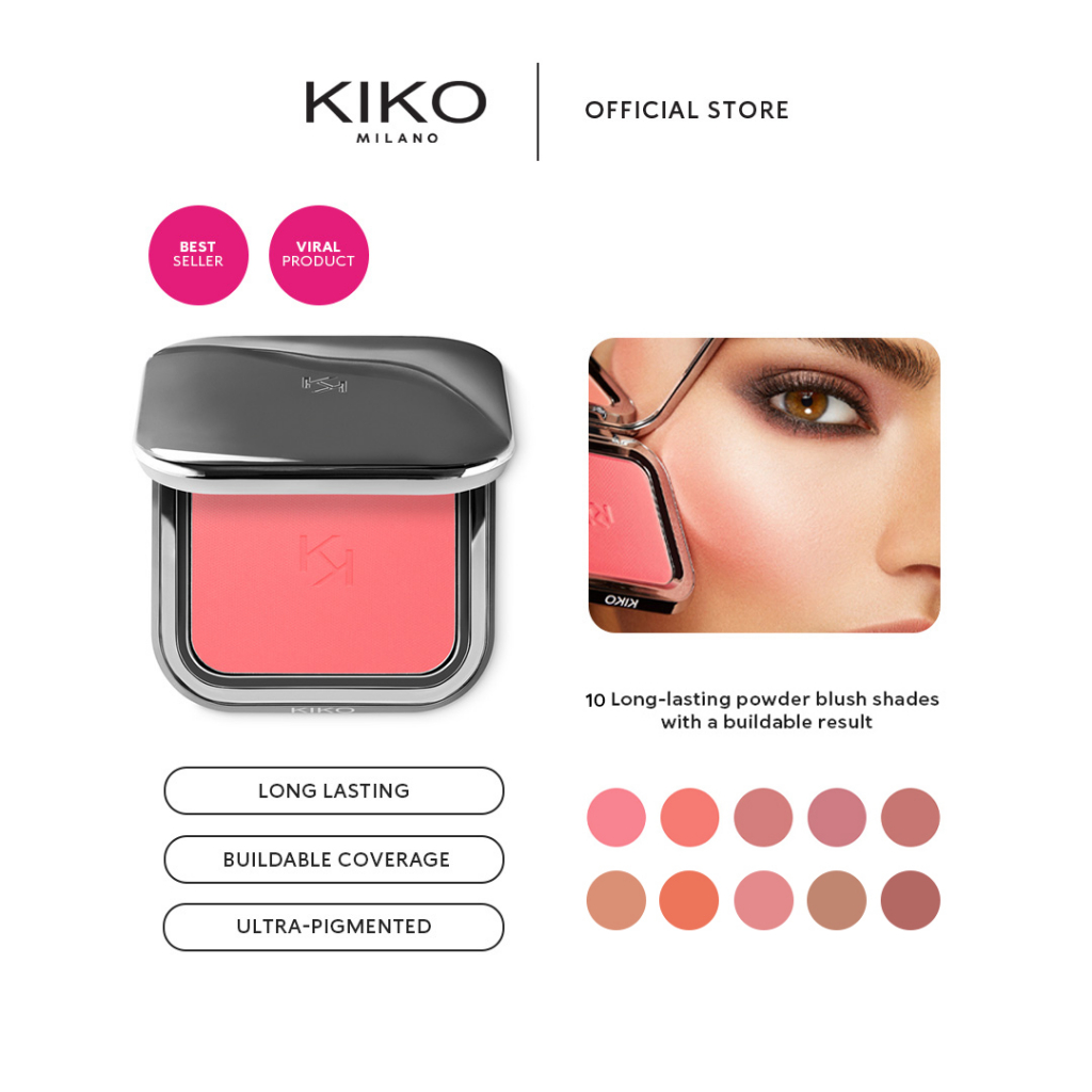 KIKO Milano Unlimited Powder Blush | Shopee Philippines