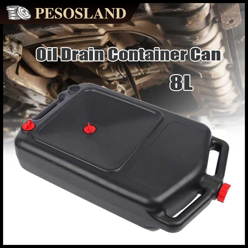 Universal 15L Oil Drain Container Can Oil Catch Basin Oil Collecting ...