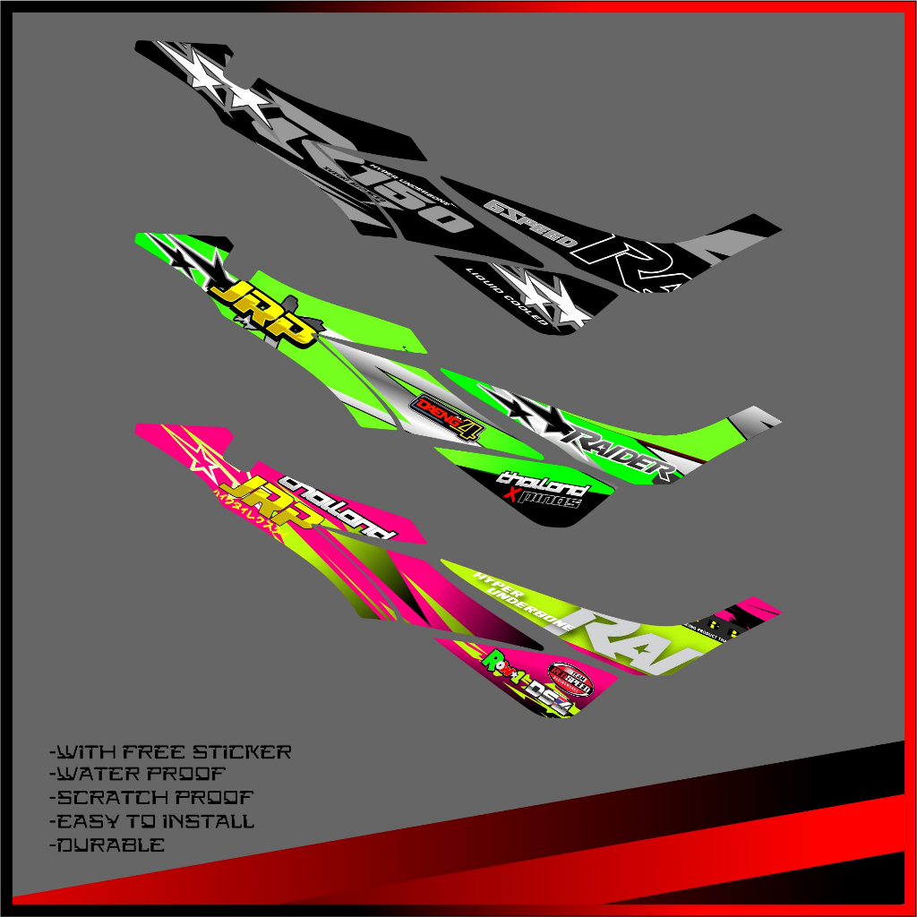 RUSI DL-150 New Sticker Side Cover (you can request any design and ...