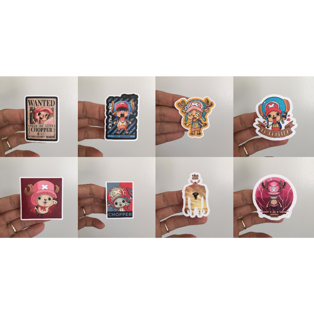 Tony Chopper One piece high quality print sticker (glittered matte ...