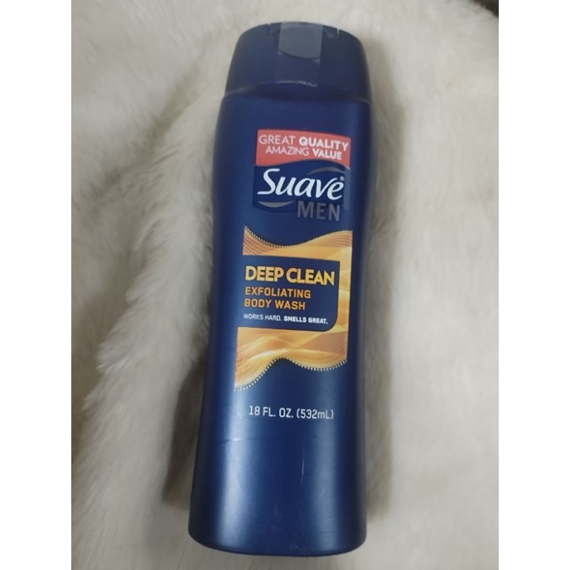 Suave Men Deep Clean Exfoliating Body wash 532ml | Shopee Philippines