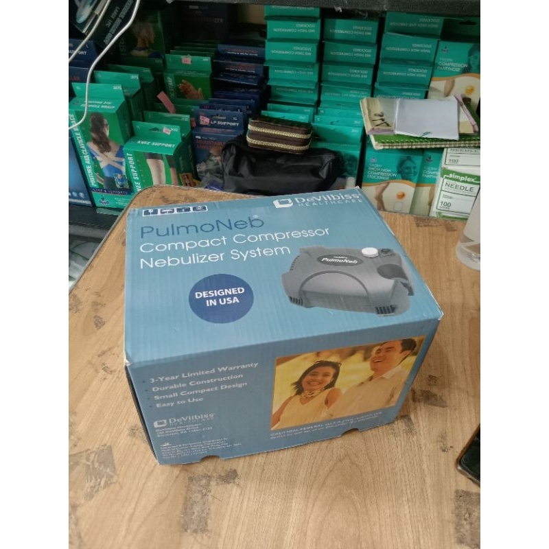 PULMONEB COMPACT COMPRESSOR NEBULIZER SYSTEM | Shopee Philippines