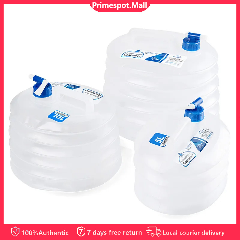 10L Folding Bucket Water Outdoor Camping Portable Storage Water Bucket ...