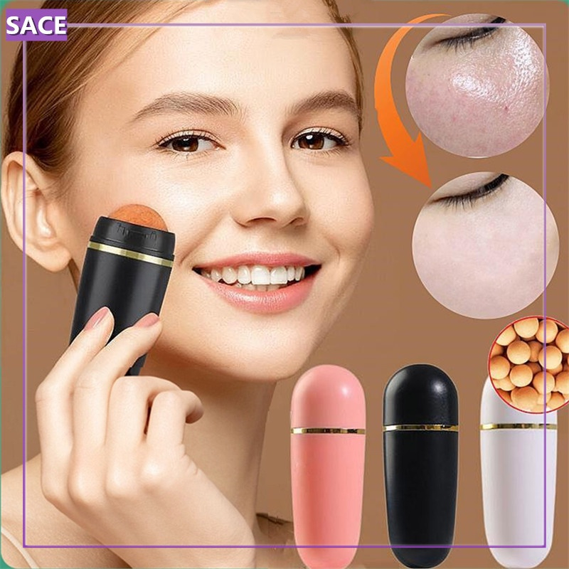 Natural Volcanic Roller Oil Control Rolling Stone Face T-Zone Oil ...