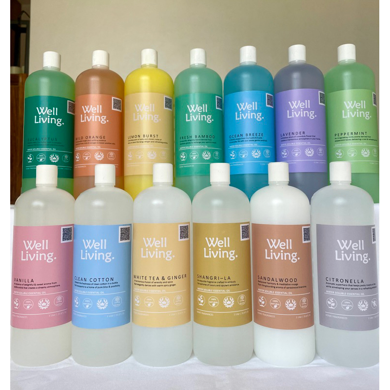 1 Liter Air Freshener Humidifier Spray Premium Scents Essential Oil ...