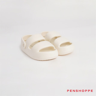 Penshoppe Chunky Rubber Clogs With Back Strap For Women (Off White ...