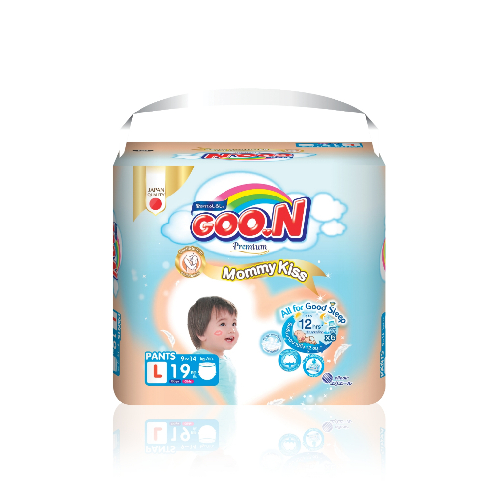 Goo.N Premium Mommy Kiss Diaper Pants L19 | Shopee Philippines
