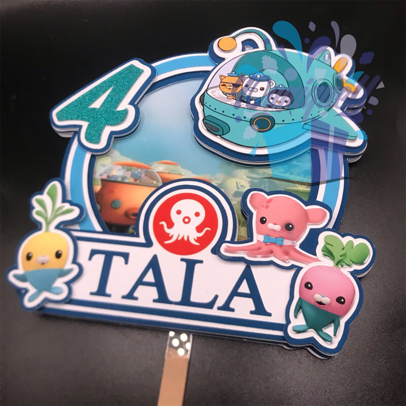 Octonauts theme Cake Topper (3D/Layered) | Shopee Philippines