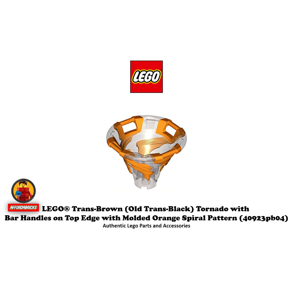 LEGO® Tornado with Bar Handles on Top Edge (40923pb04) - Authentic ...