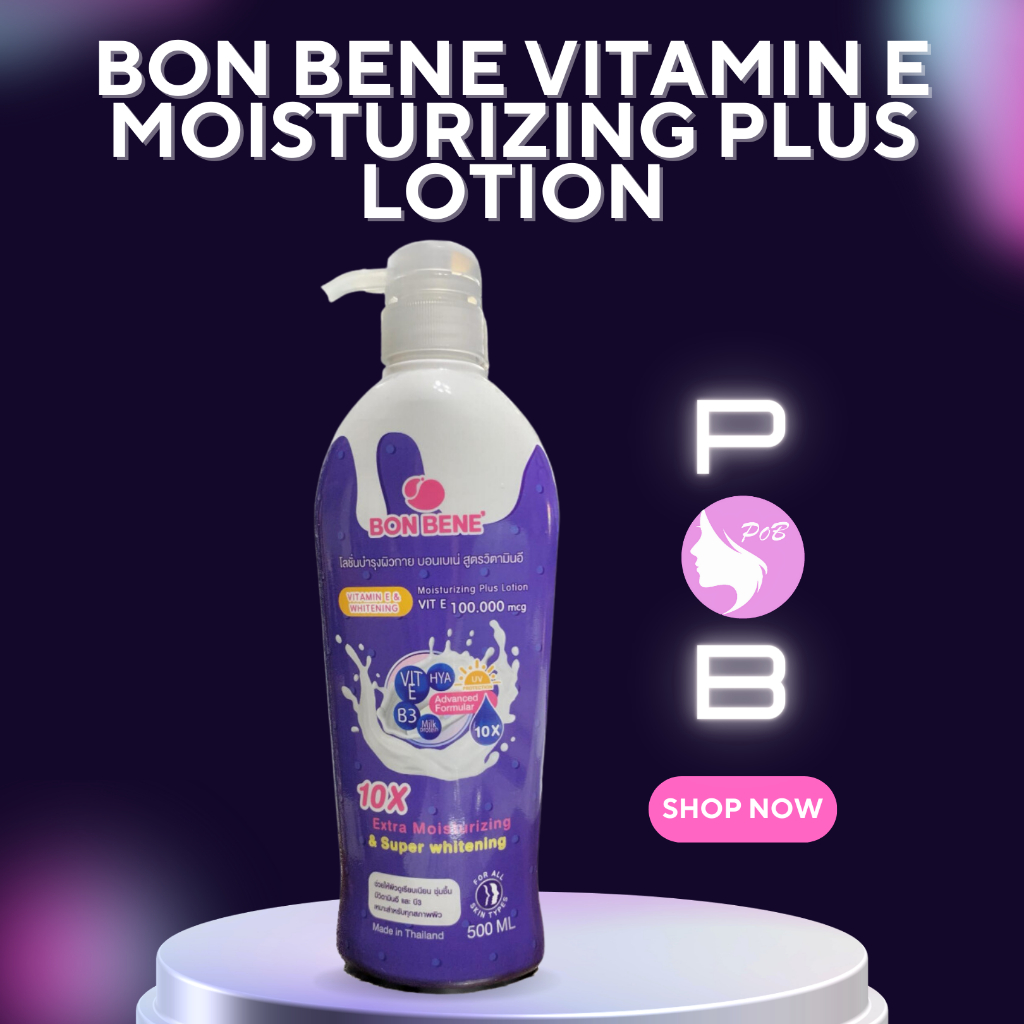 Bon Bene Moisturizing Plus Vitamin E Lotion | Shopee Philippines