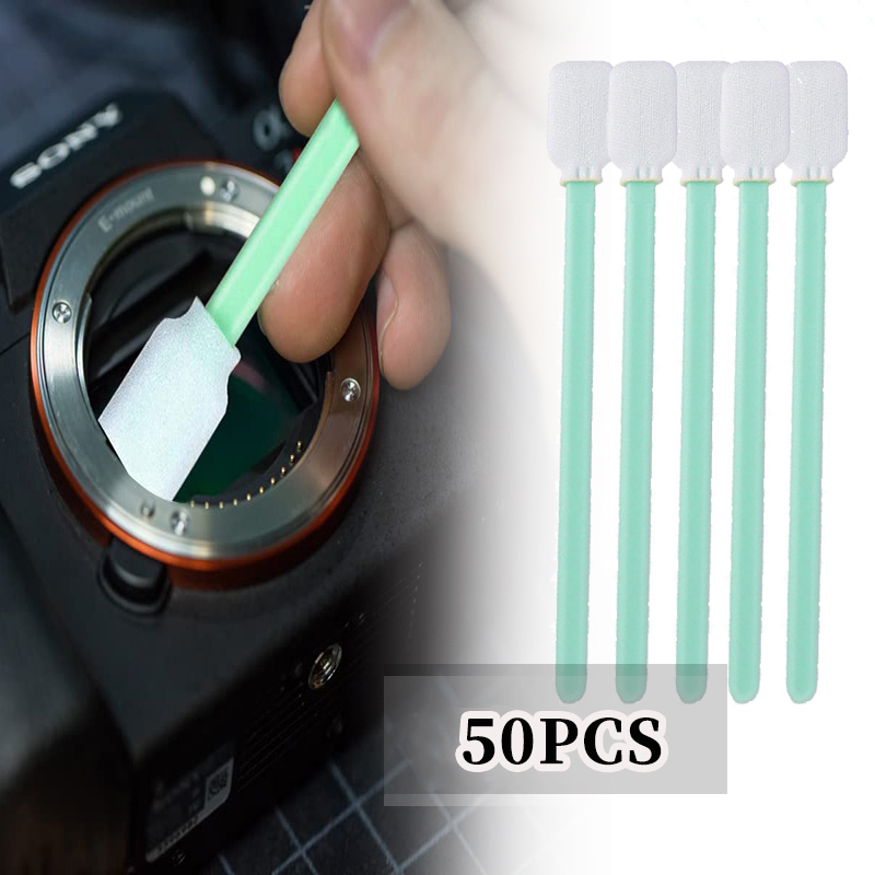 50psc Foam Sticks Cleaning Swabs Dust-Free Foam Swabs,for Inkjet ...