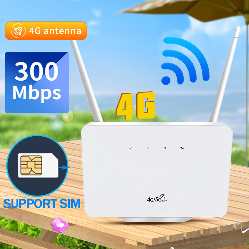 Network Router 2.4G Dual Band Gigabit Wi-Fi6 Speed Router 3000 Mbps 4G ...