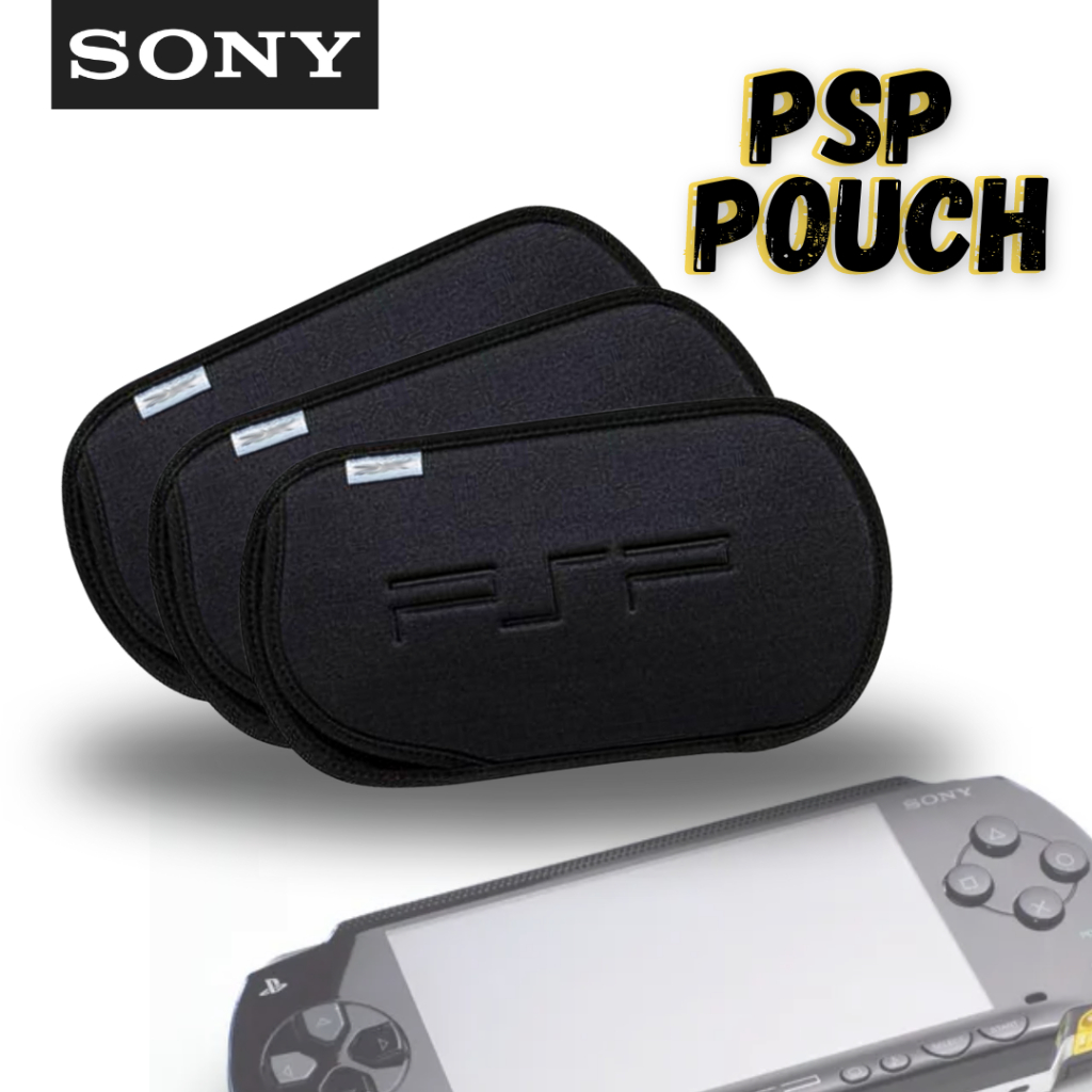 SONY PSP 1000/2000/3000 Slim Pouch Protective Soft Casing Pouch Cotton ...