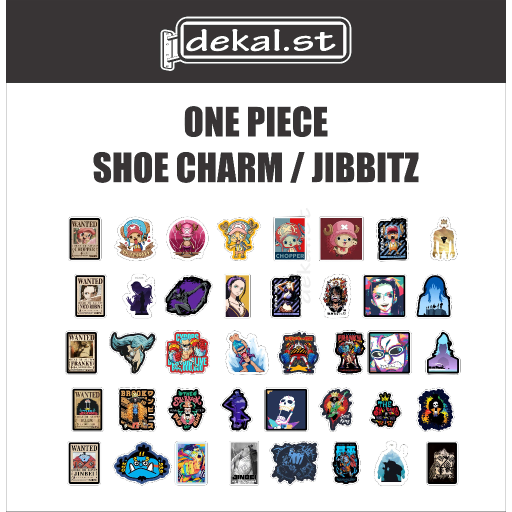 One Piece Version 2 Jibbitz / shoe charm chopper nico robin franky ...