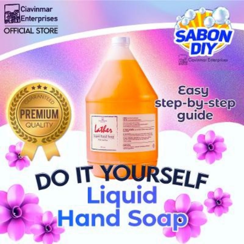 SABON DIY DO-IT-YOURSELF LIQUID HAND SOAP 15-16 LITERS | Shopee Philippines