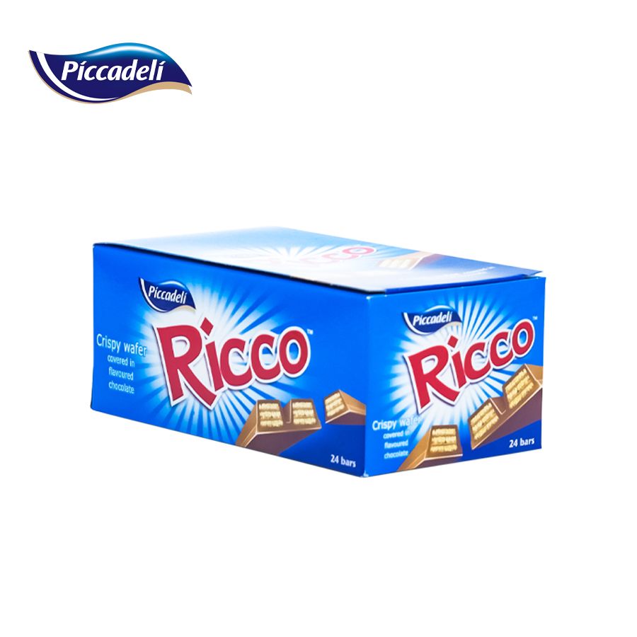PICCADELI Ricco Crispy Wafer Flavored Chocolate 24x18.5g | Shopee ...