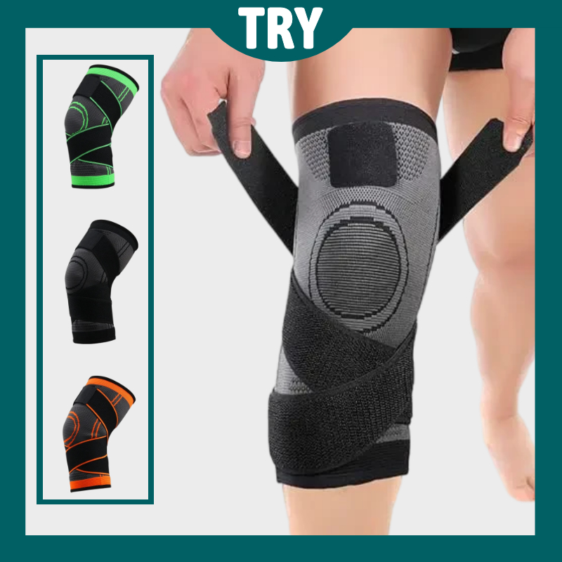 TRY Knee Support Compression Knee Pads For Cycling Volleyball ...