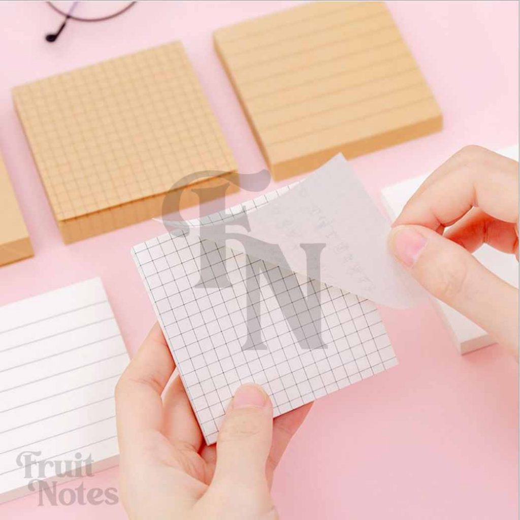 SN019 80 sheets Minimalist Kraft Theme Sticky Note | Shopee Philippines
