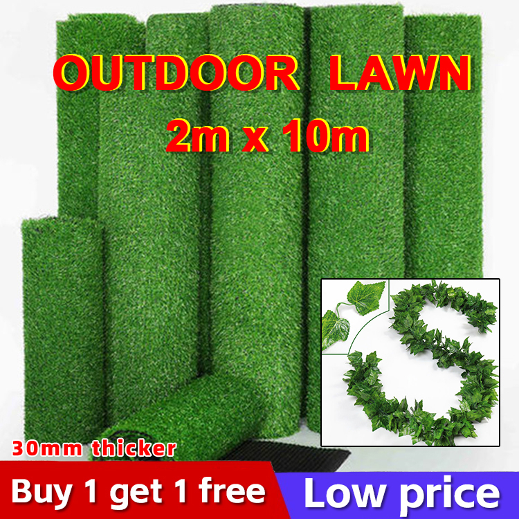3 Years Warranty Outdoor Special Artificial Lawn Thickening Turf 2M x ...
