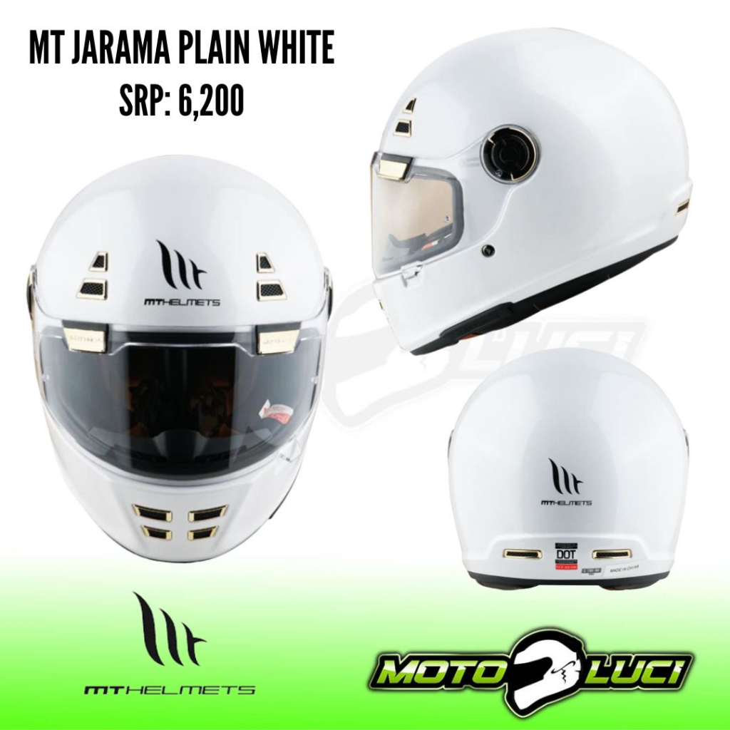 MT Full-Face Helmet Jarama Classic | Shopee Philippines