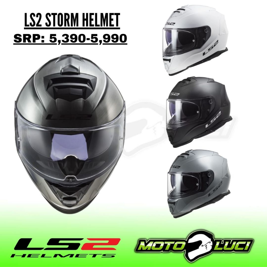 LS2 FF800 STORM Full face Dual Visor Helmet | Shopee Philippines