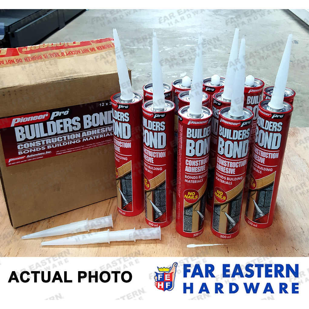 PIONEER PRO Builders Bond No Nails | Turbo Liquid Adhesive 12pcs/Box ...