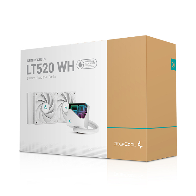DeepCool LT520 240MM Liquid Cooler ARGB Block AIO Cooler Anti-Leak Tech ...