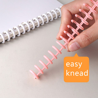 30-hole loose-leaf plastic binding ring Notebook binding spiral ring A4A5B5 Student stationary ...