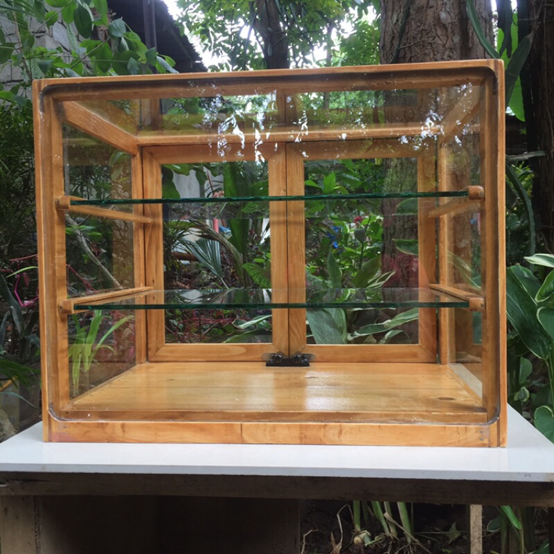 Box Type or Slanted Type Removable Tray Pastry/Food Cabinet Door Glass ...