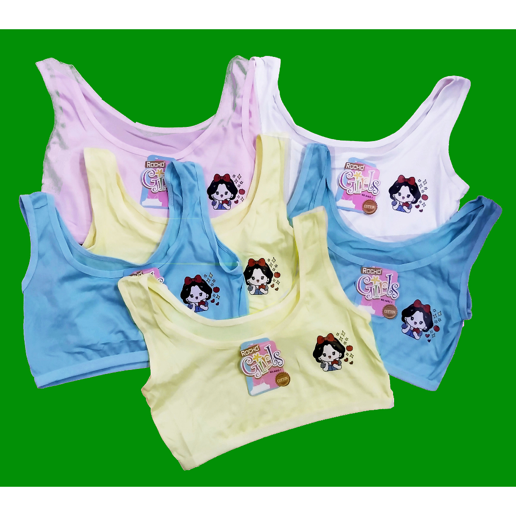 Kids Beginner Baby Bra with Cute Little Snow White Printed Design ...