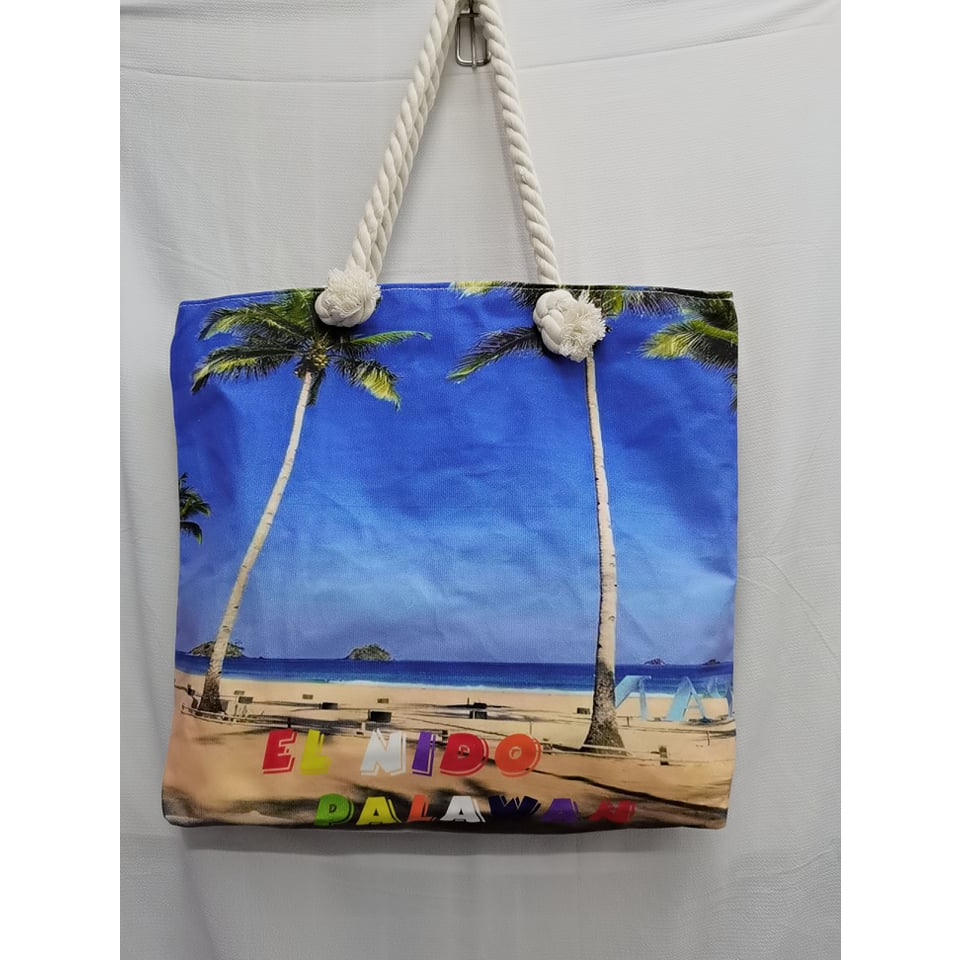 Palawan Souvenir Tote Bags EL nido palawan view | Shopee Philippines