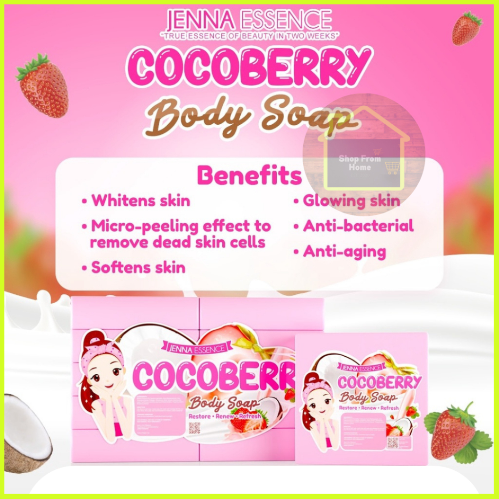 Original Jenna Essence Cocoberry Soap Bar Coco Berry Per Piece ...