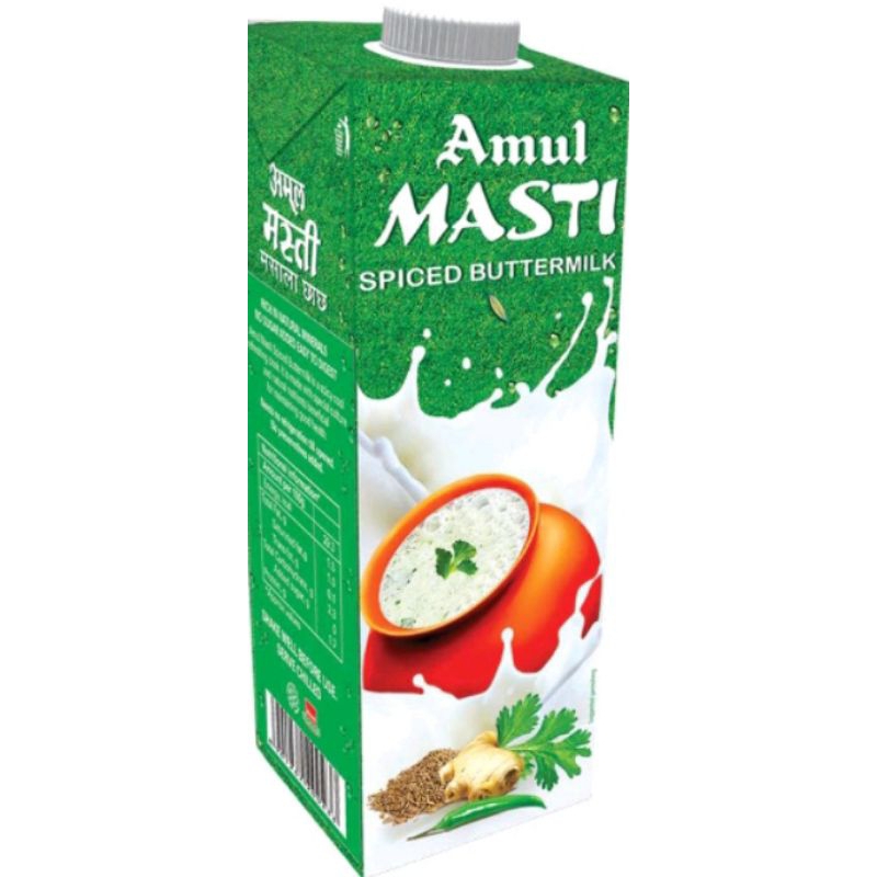 Amul Masti Spiced Buttermilk 1L Carton | Shopee Philippines