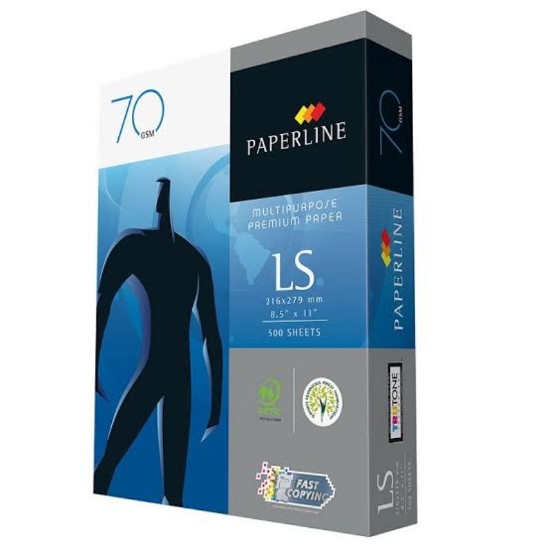 Bond Paper Paperline 70 GSM Short/Long/A4 - 1 Ream (500 sheets ...