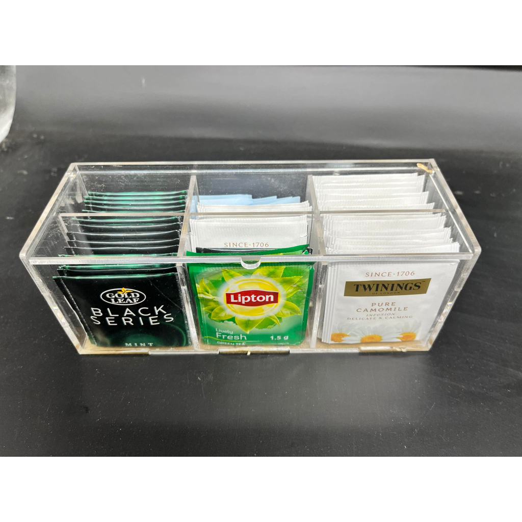 6 Grid Acrylic Tea bag Storage Kitchen Organizer | Shopee Philippines