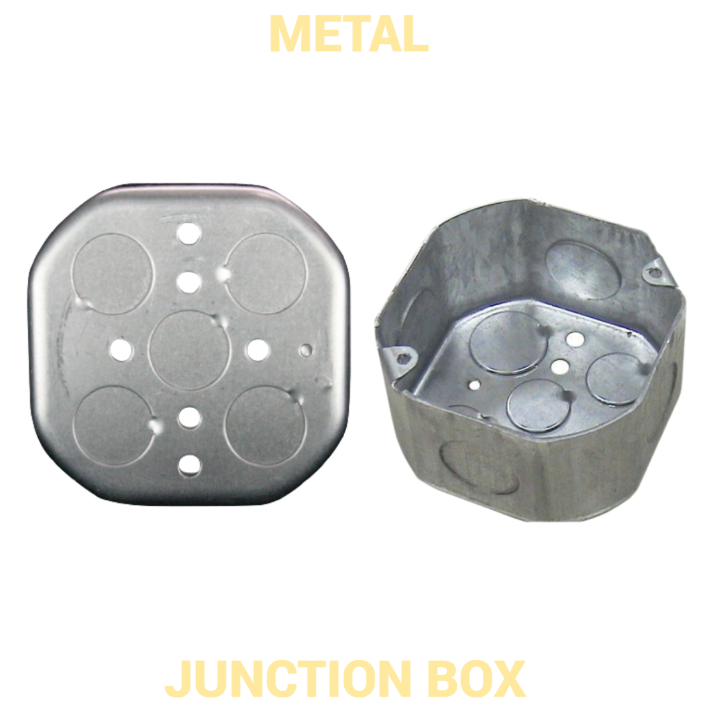 Metal Utility Box 4X2 / Metal Junction Box 4X4 | Shopee Philippines