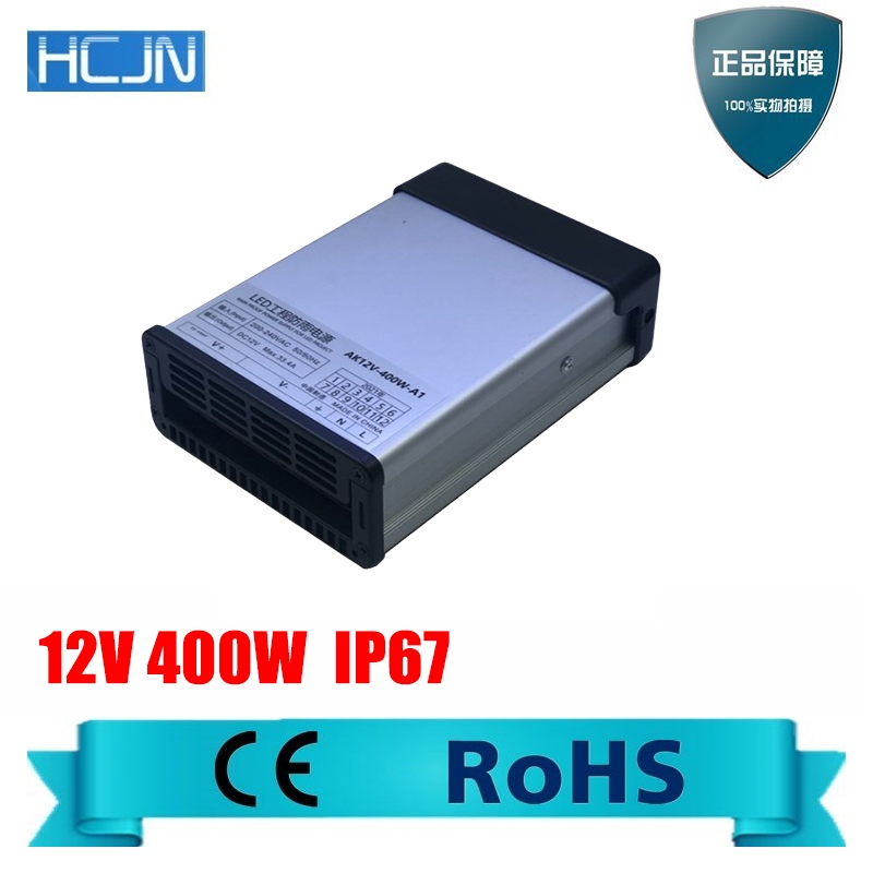 Switching Power Supply 400W 33A Adapter Regulated Output DC 12V Transformer Over Current ...