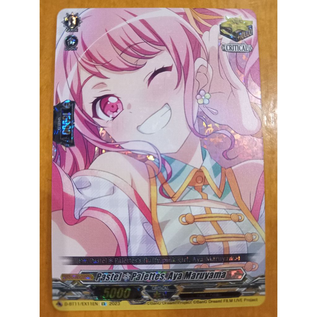 CFV Pastel*Palettes, Aya Maruyama EX DZ-BT03 Bang Dream! Cardfight ...