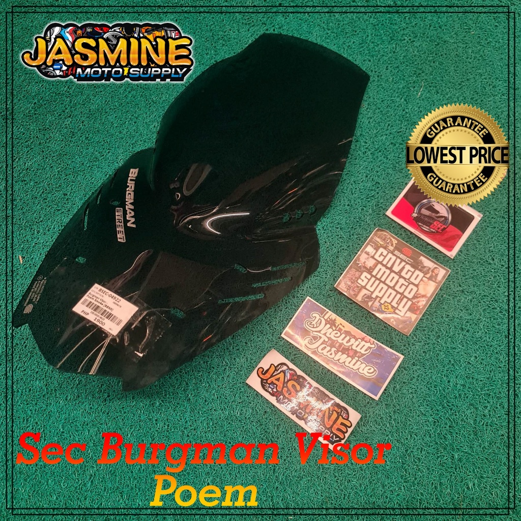 Burgman sec visor poem (bsec-4921) | Shopee Philippines